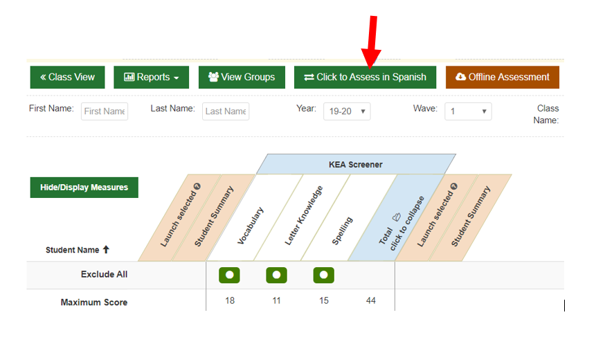 Texas Kindergarten Entry Assessment – CLI Engage Public