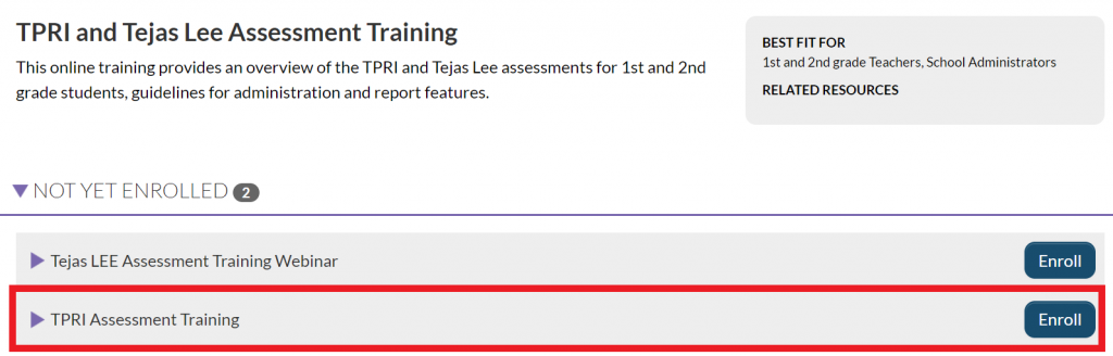 TPRI Training – CLI Engage Public
