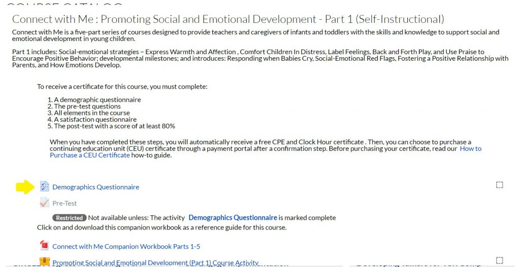 How to Access Self-Instructional or Facilitated Courses – CLI Engage Public