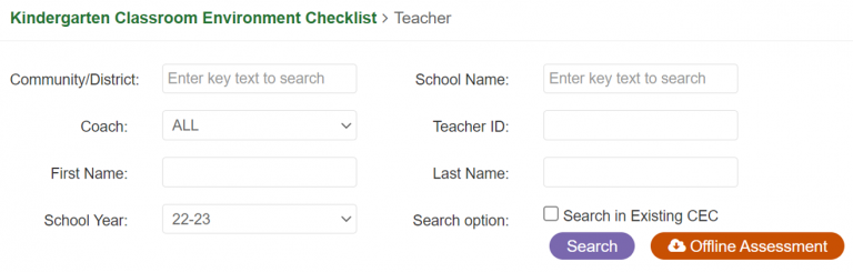 Kindergarten Classroom Environment Checklist How-To Guide (KCEC) – CLI ...